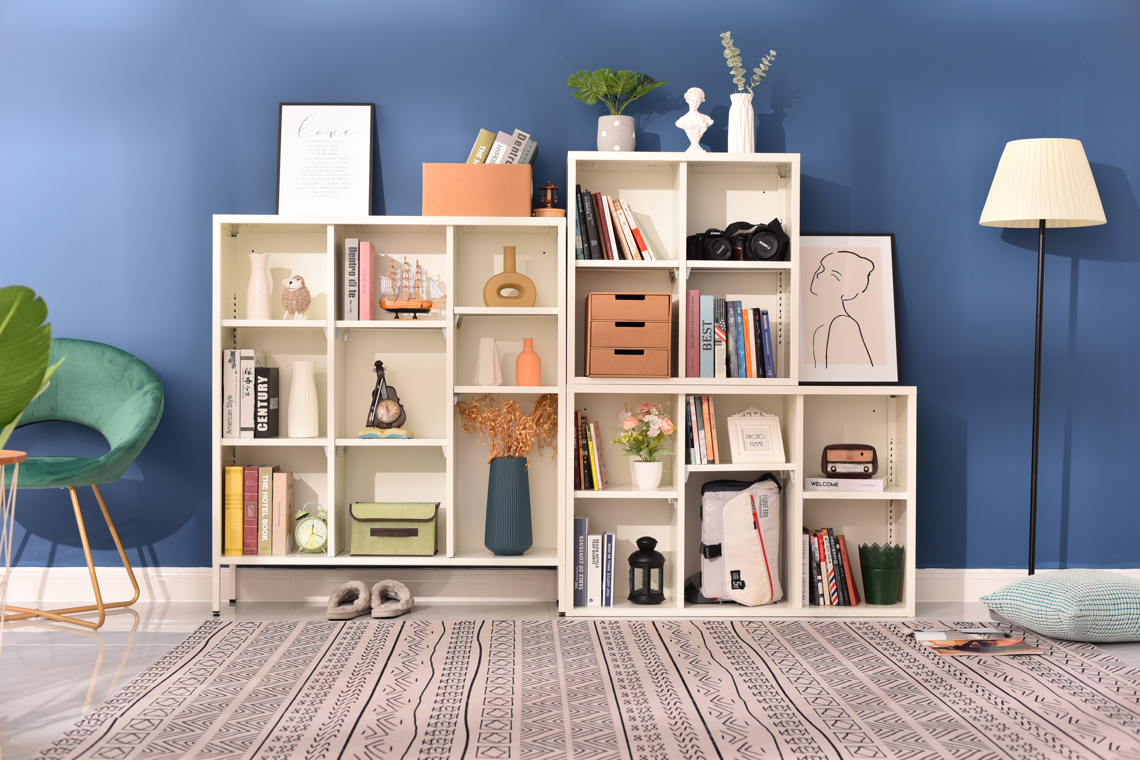 Modular Design and Versatility: Cube Storage Cabinet by Yadan Steel ...